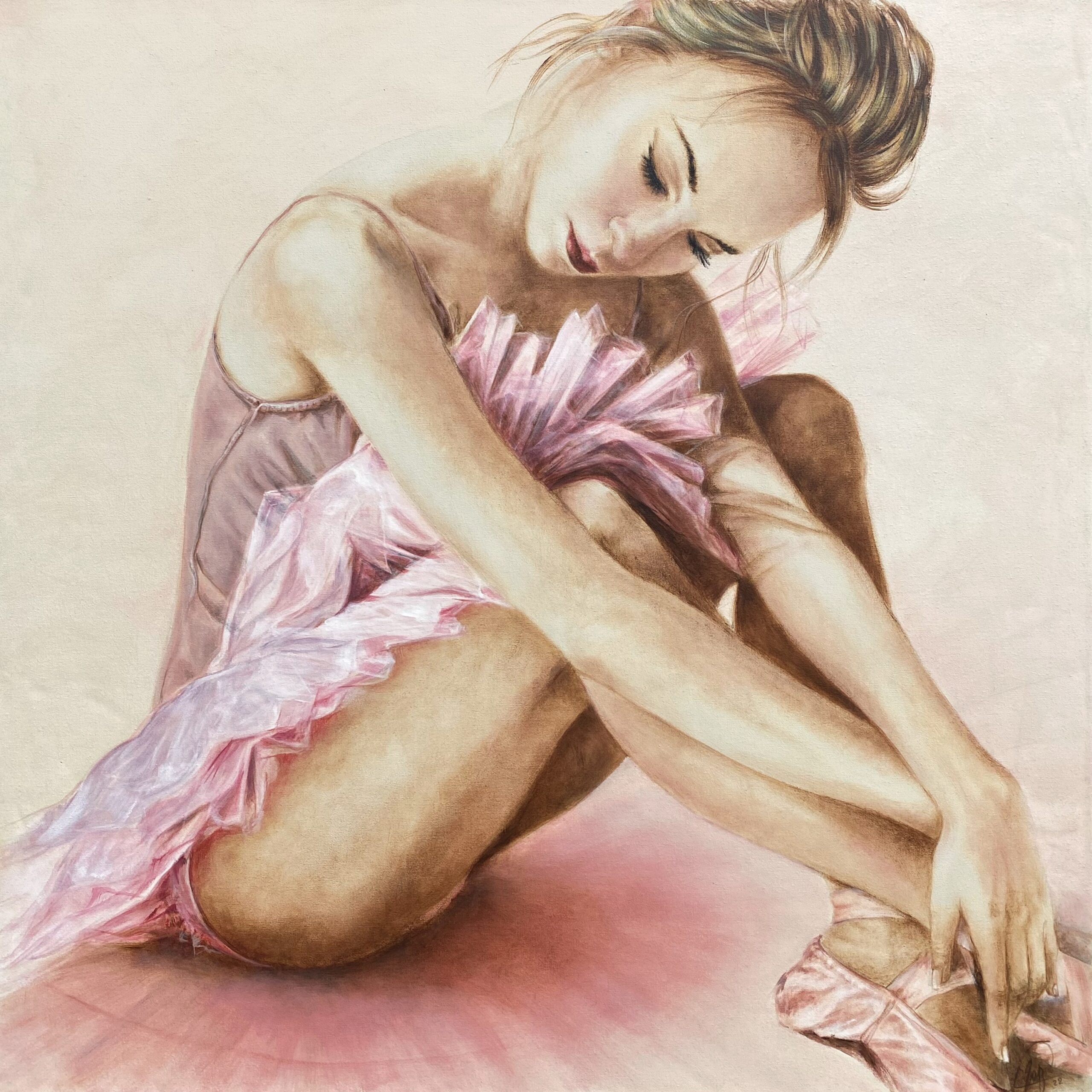 Rosely - Original Painting 36" x 36" - LUVLOCAL